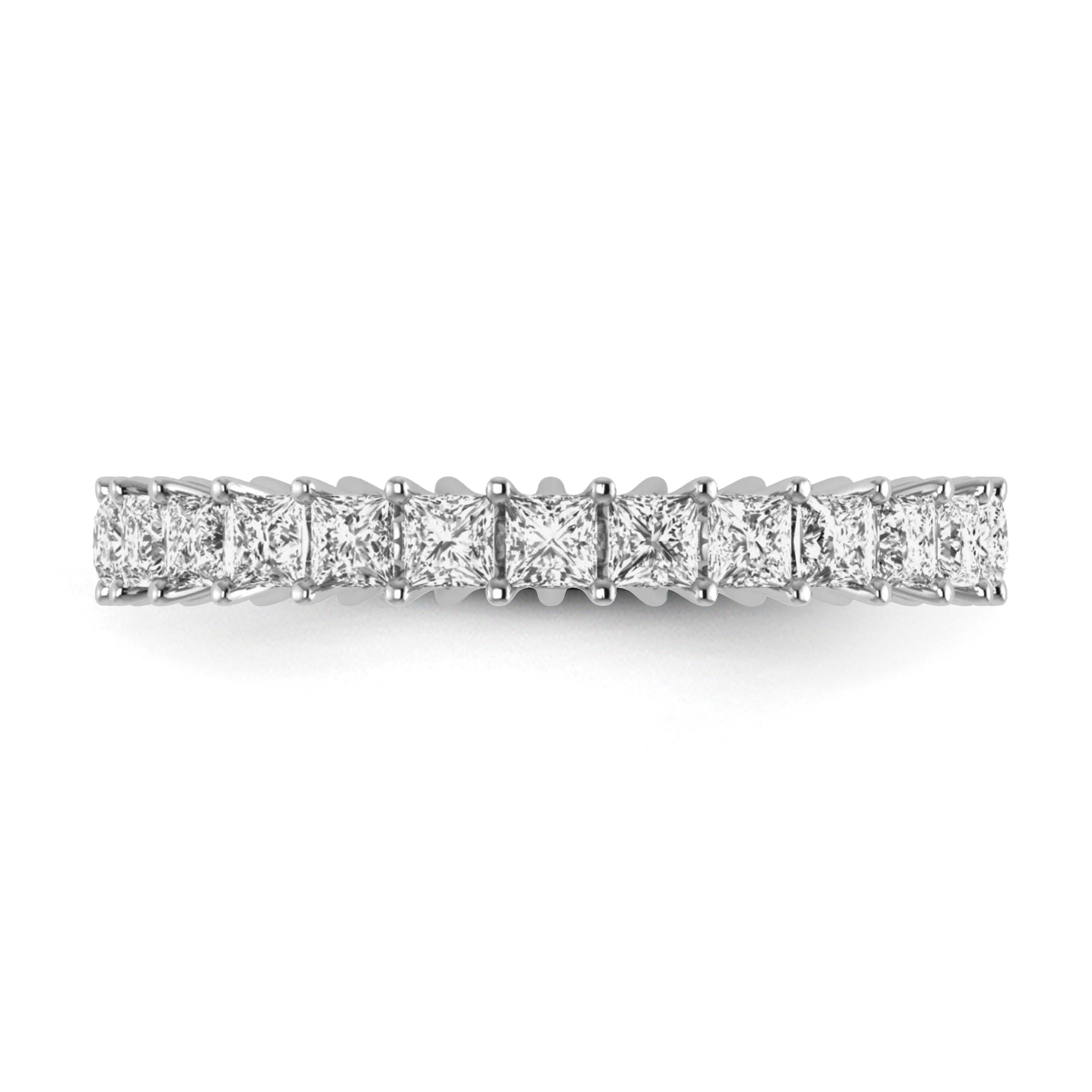 Princess Full Eternity Diamond Ring | Marlow's Diamonds